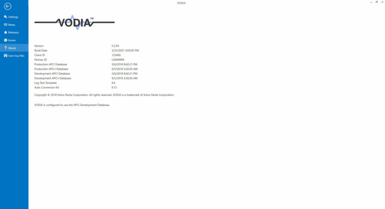 Volvo Vodia 5.2.50 (Volvo Penta Diagnostic Software) - Autotech Diesel