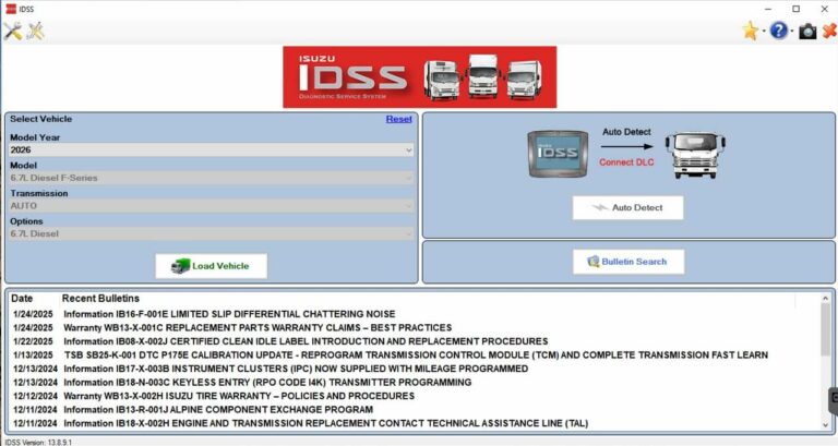 Isuzu US-IDSS 2025 – Full Diagnostic & ECU Programming Tool for North ...