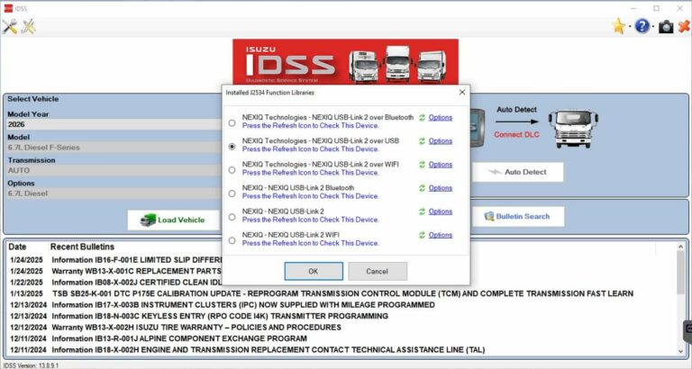 Isuzu US-IDSS 2025 – Full Diagnostic & ECU Programming Tool for North American Isuzu Trucks ...