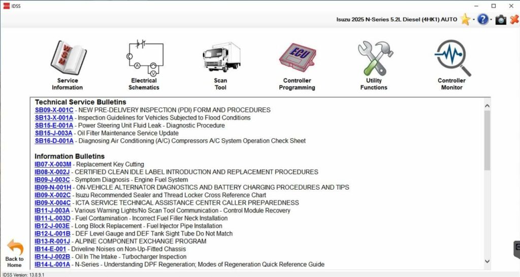 Isuzu US-IDSS 2025 – Full Diagnostic & ECU Programming Tool for North ...