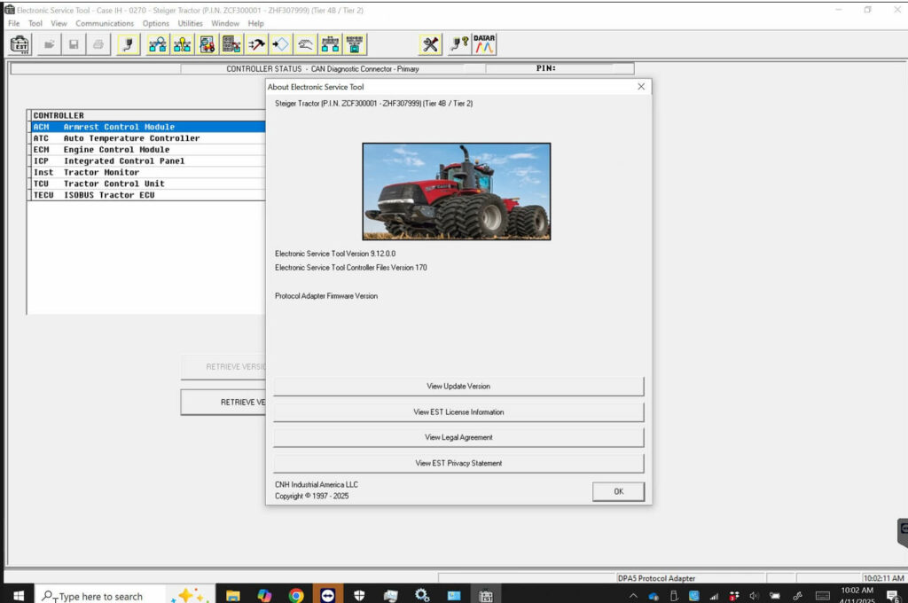 CNH EST 9.12 – CNH Industrial Diagnostic Software - Autotech Diesel