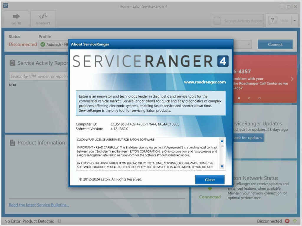 Eaton Service Ranger 4.12 – Official Diagnostic Software for Eaton ...