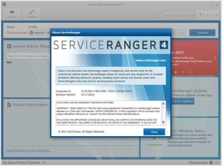 Eaton Service Ranger 4.12 – Official Diagnostic Software for Eaton ...